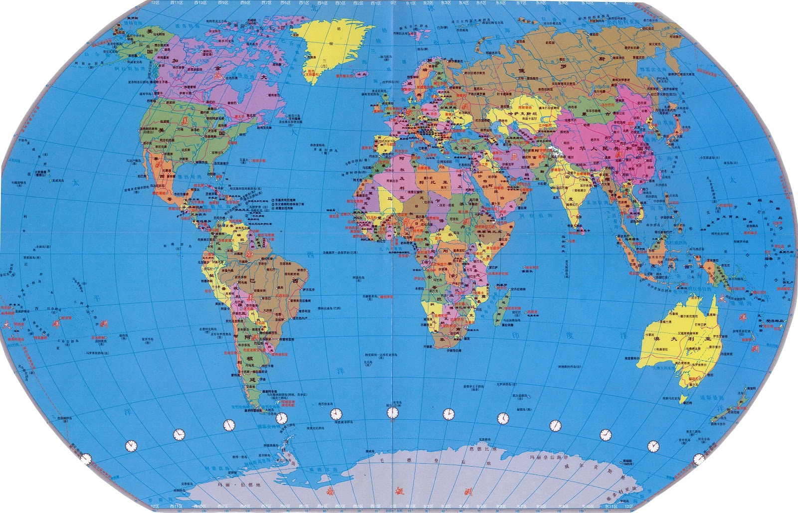 换个角度看地图: 给你一个新世界--系列世界地图的故事之《美国人眼中的世界地图》