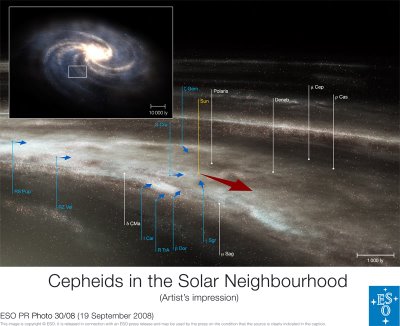 De galaxias y fósiles: Delta Cefei