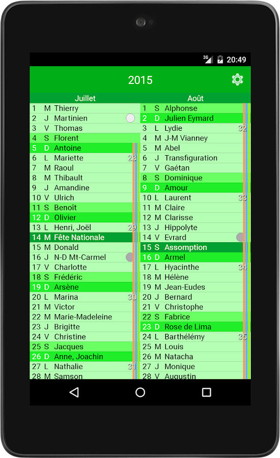 Le Calendrier Pro – Applications Android sur Google Play