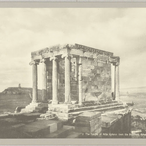 Tempel van Nike Apteros, Athene, anoniem, ca. 1895 - ca. 1915 - Rijksmuseum