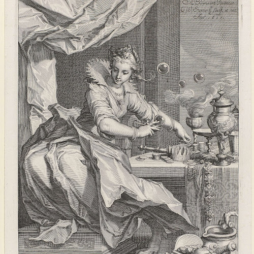 Vanitas, Willem Isaacsz. van Swanenburg, after Abraham Bloemaert, 1611 - Rijksmuseum