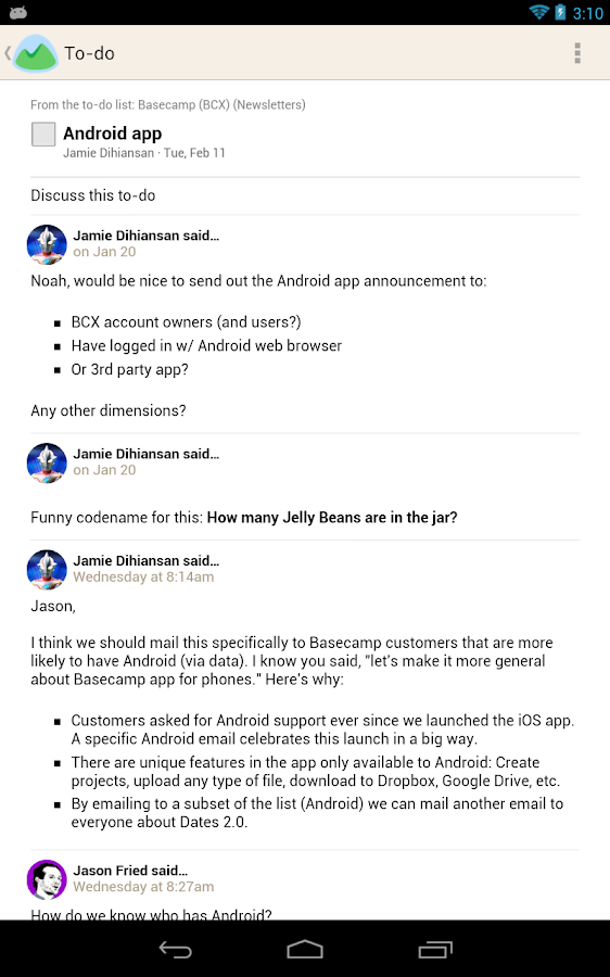 Basecamp 2 - Android Apps on Google Play