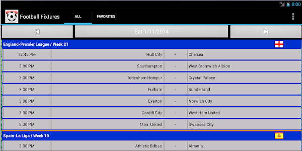 Football Fixtures – Live Fixtures and Results for all leagues ...