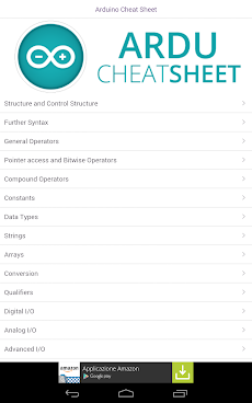 「Arduino Commands Cheat Sheet」 - Androidアプリ | APPLION
