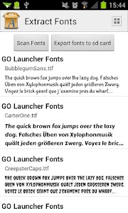 Extract Fonts – Extract all fonts from your device. – Android Tools Apps
