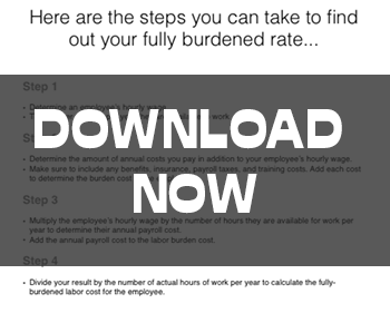 Burdened Rate: 4 Steps to Calculate Your Agency's Fully Burdened Rate
