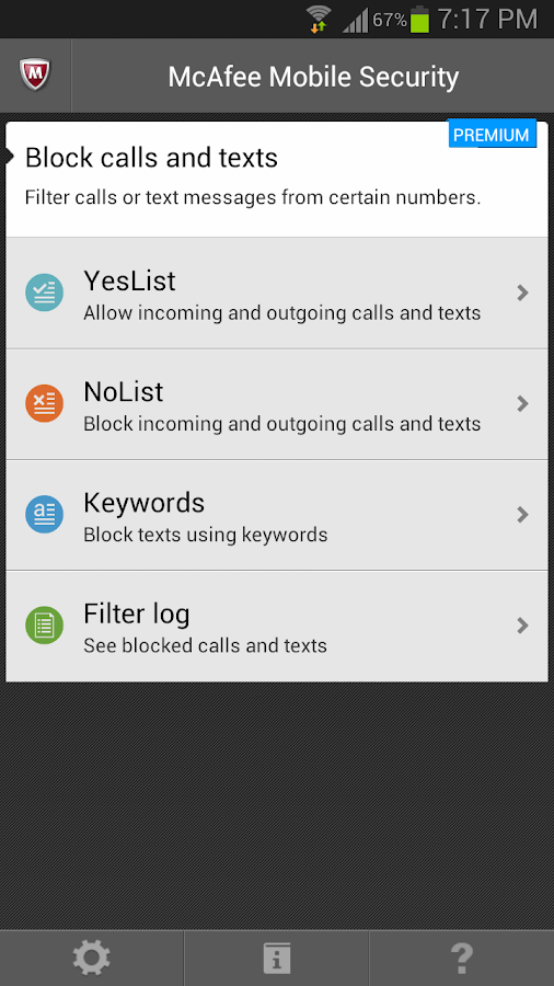 McAfee Antivirus & Security - screenshot