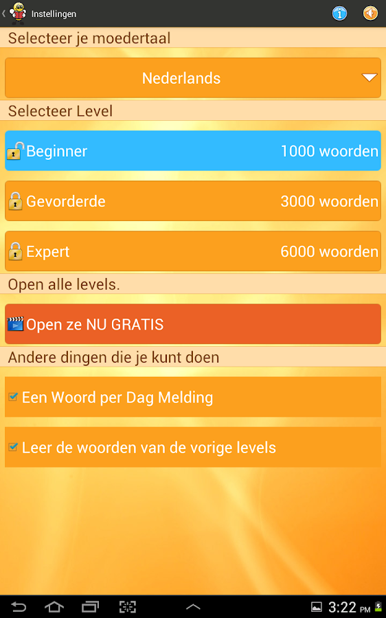 Nederlands Leren 6000 Woorden - Android-apps op Google Play