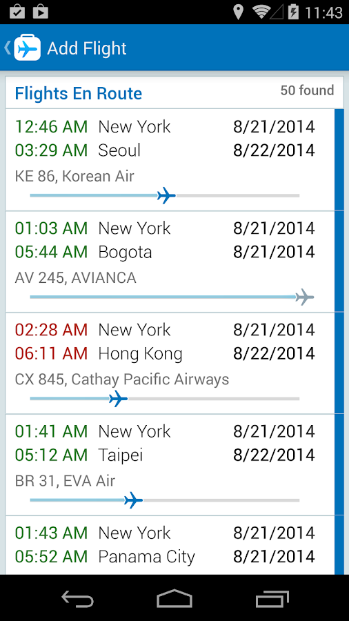 The Flight Tracker Free - Android Apps on Google Play