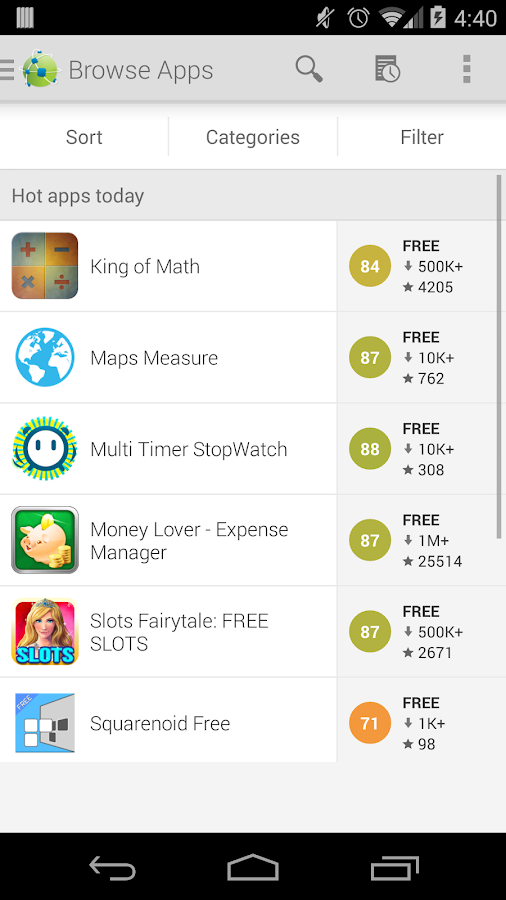 AppBrain App Market - Google Play の Android アプリ
