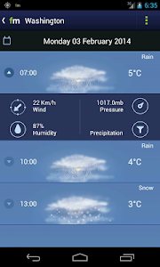 Freemeteo – Free weather forecasts for the entire planet. – Android ...