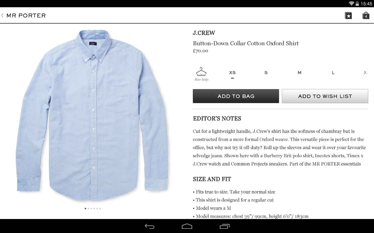 MR PORTER - Android Apps on Google Play