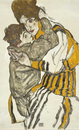 Schiele's Wife with Her Little Nephew - Egon Schiele — Google Arts ...