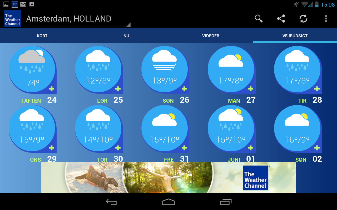 The Weather Channel - Android-apps op Google Play