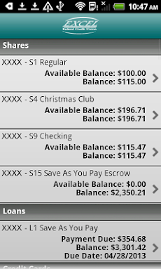 「EXCEL FCU Mobile Service」 - Androidアプリ | APPLION