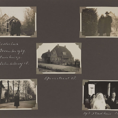 Huwelijk in Oosterbeek, 1929, Machteld Anna Cornelia Honig, 1929 ...