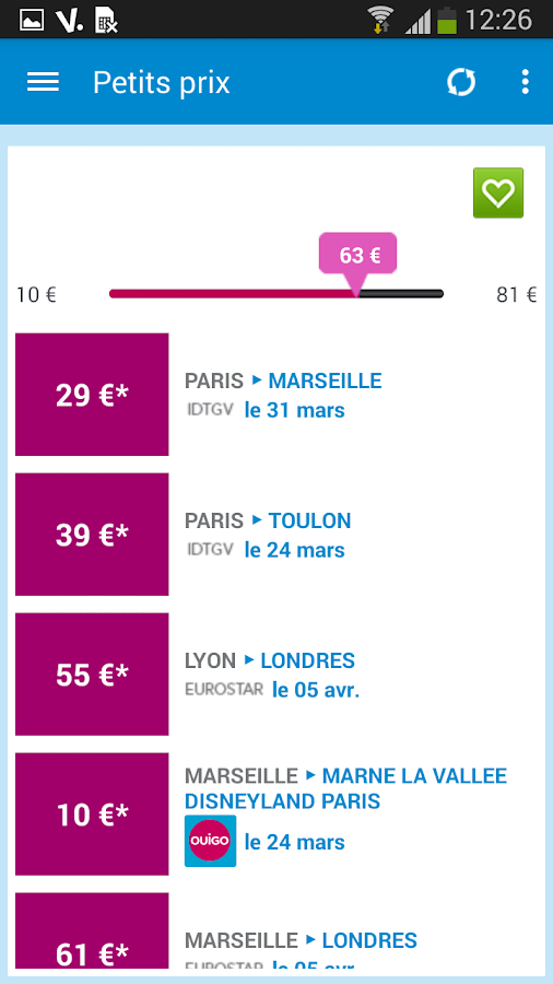 Voyages-sncf - screenshot