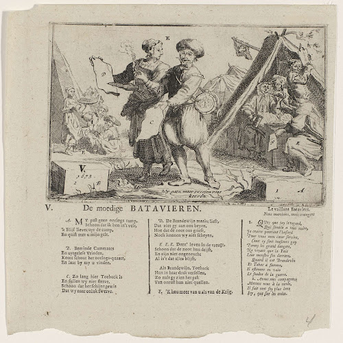 De moedige Batavieren, anonymous, 1673 - Rijksmuseum