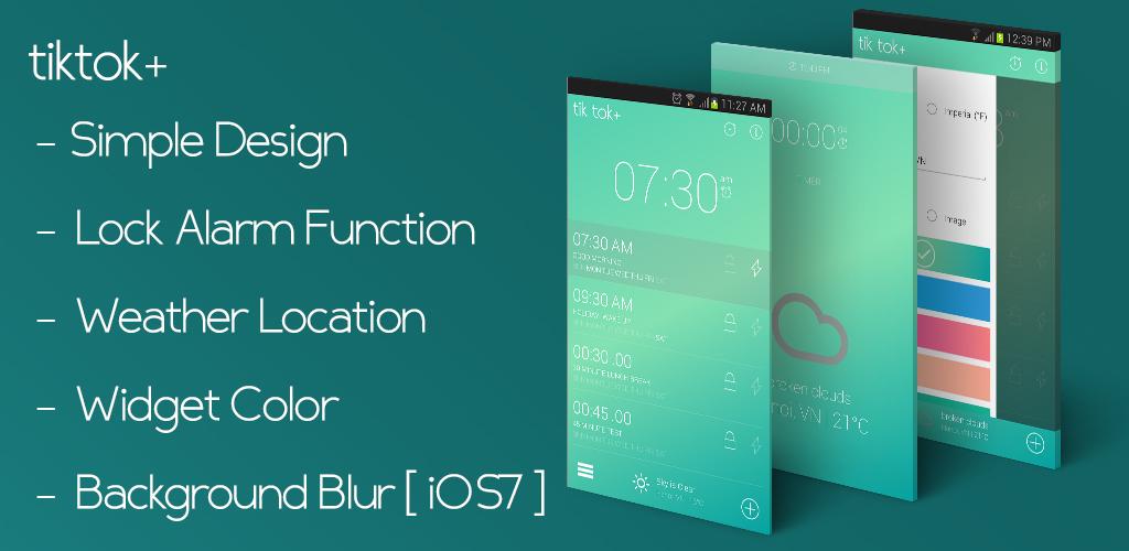tiktok+ Alarm Clock Free - Latest version for Android - Download APK