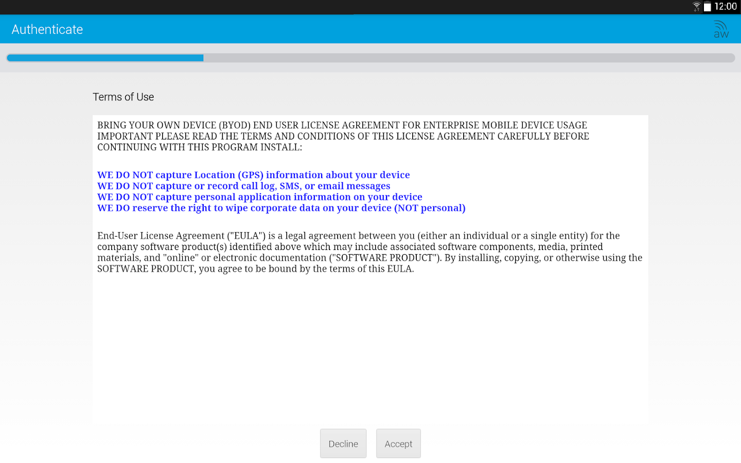 AirWatch MDM Agent - Google Play'de Android Uygulamaları