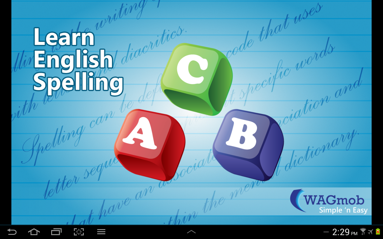 Learn English Spelling Android Apps On Google Play
