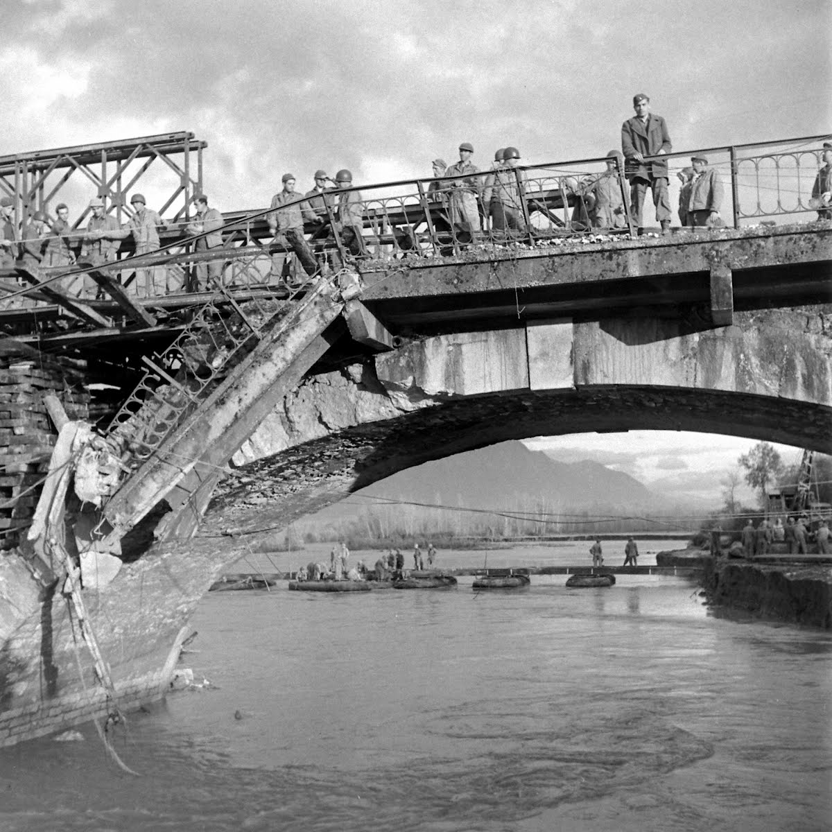 Bailey Bridges - Margaret Bourke-White — Google Arts & Culture