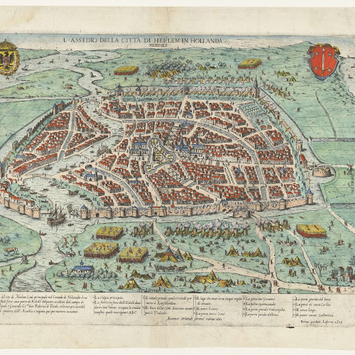 Het beleg van Haarlem, 1572-1573, Antonio Lafreri, 1602 - Rijksmuseum