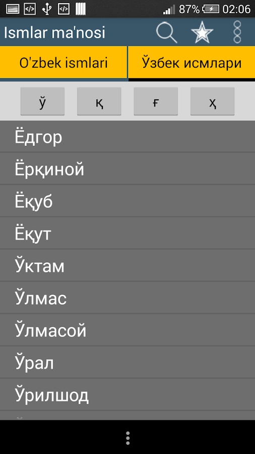Ismlar ma'nosi - Android Apps on Google Play