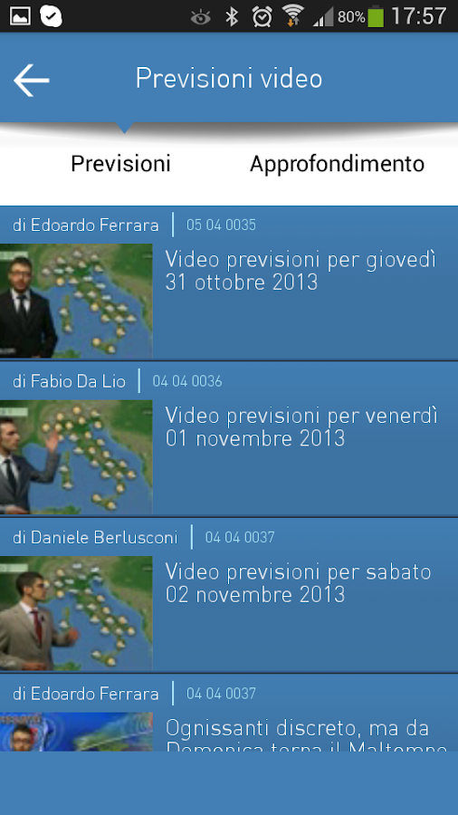 3B Meteo - Previsioni Meteo - App Android su Google Play