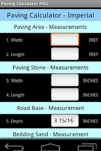 Paving Calculator PRO Latest Version APK for Android | Android ...
