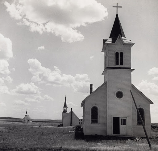 The Catholic, Lutheran and Baptist Churches, Great Plains, Dixon, South ...