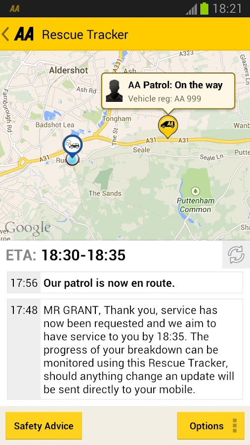 The AA - Android Apps on Google Play
