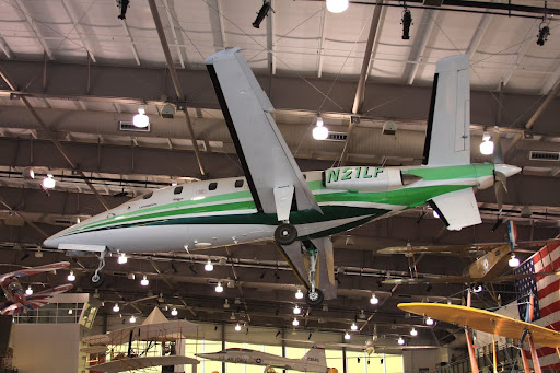 Lear Fan 2100 Aircraft - Frontiers of Flight Museum — Google Arts & Culture