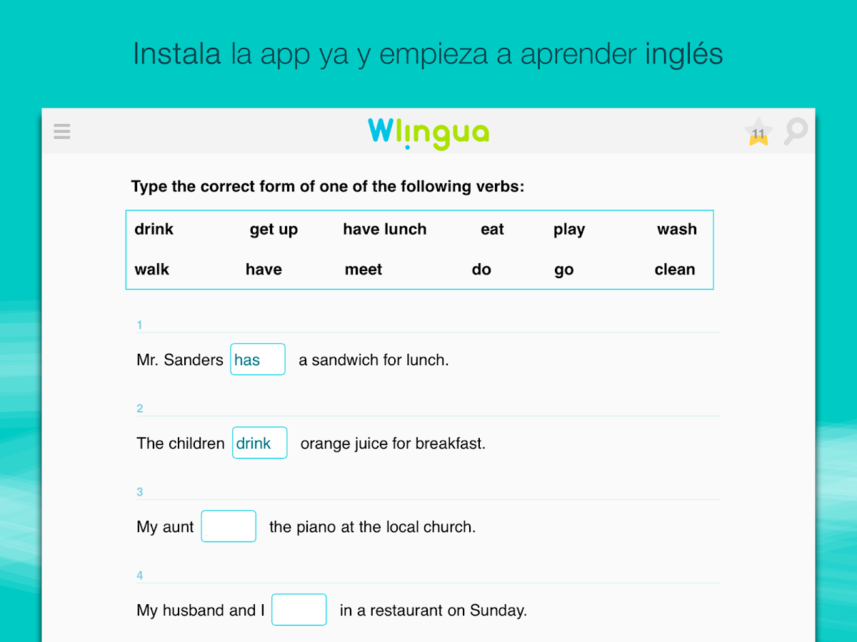 Aprender inglés con Wlingua - Android Apps on Google Play