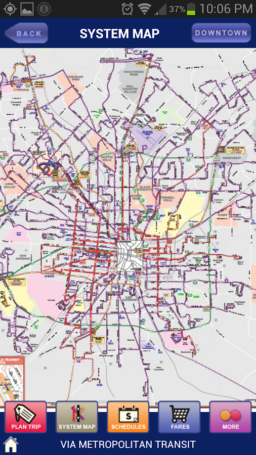 San Antonio Transit Map