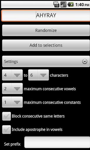 Random Name Generator