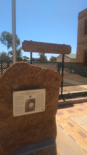 Cue. Arthur Burney V.C. Memorial Park Portal in Cue Western Australia ...