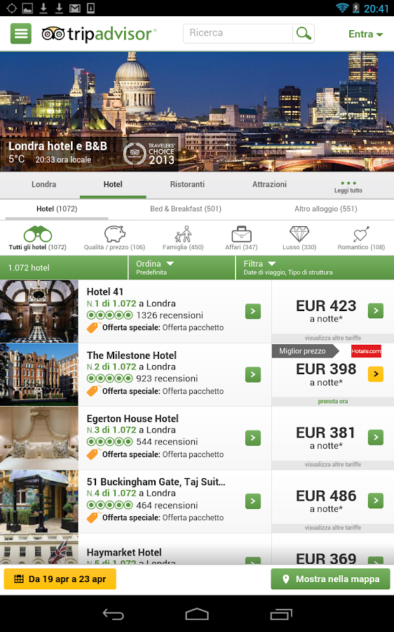 TripAdvisor - App Android su Google Play