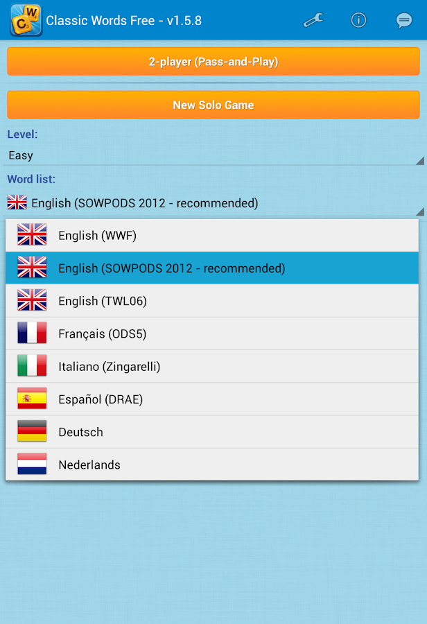 Classic Words Solo - Android Apps on Google Play