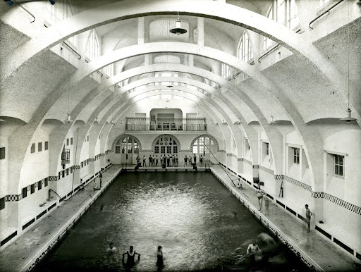 Piscine de la Butte-aux-Cailles - Louis Bonnier, architecte © SIAF ...
