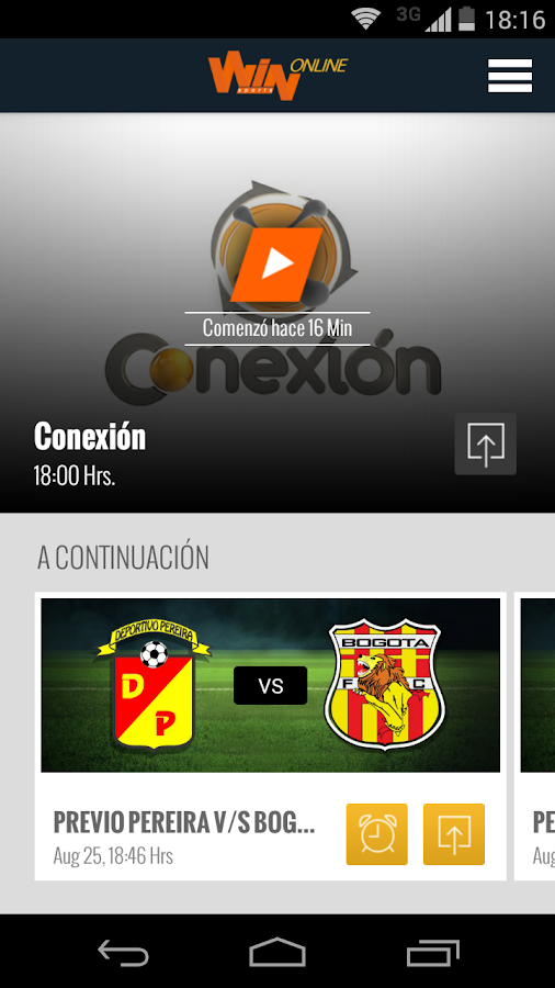 Win Sports Online - Aplicaciones de Android en Google Play
