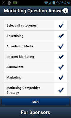 Marketing Question Answers : Android App