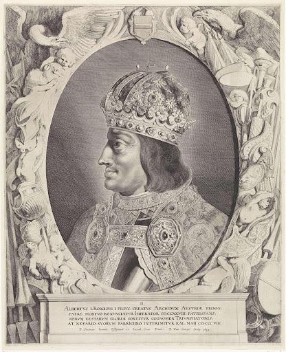 Portret van Albrecht I van Habsburg (Rooms-Duits koning) - Pieter van ...