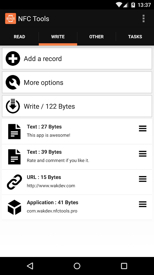 NFC Tools - Android-apps op Google Play