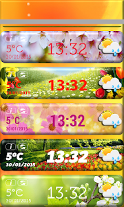 Spring Weather Clock Widget – Spring Weather Clock Widget – Enjoy ...