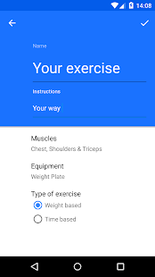 Progression - Fitness tracker - screenshot thumbnail