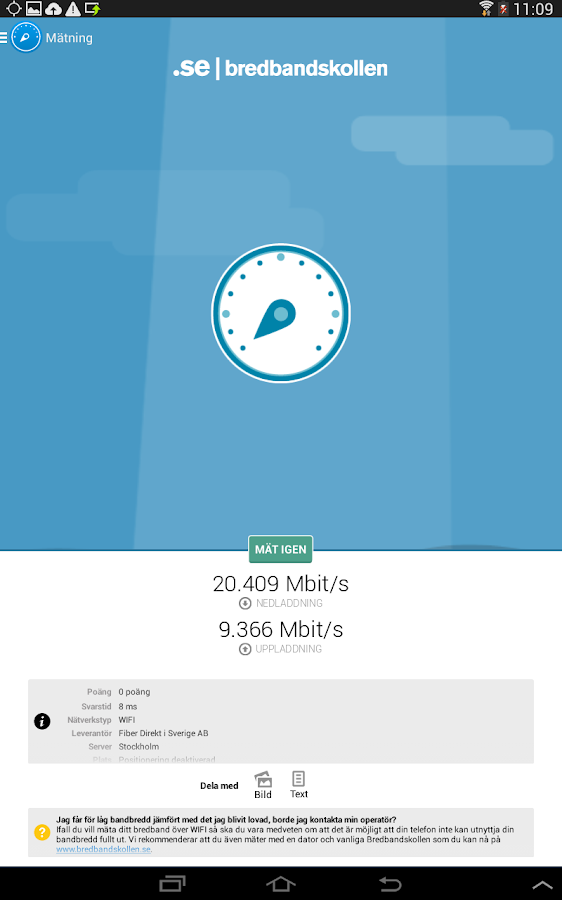 Bredbandskollen – Android-appar på Google Play