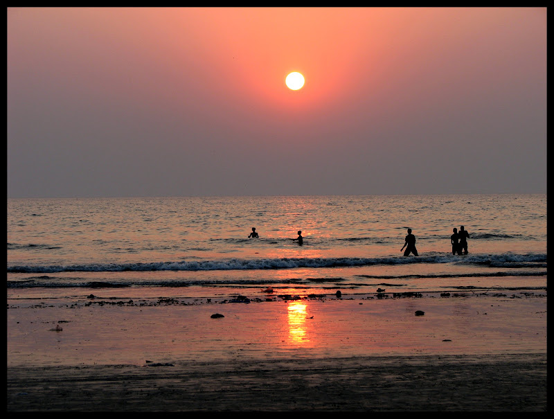 सुर्यास्त,जुहु,मुम्बई | Maayboli