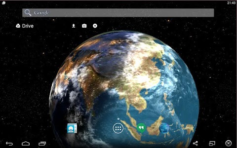 Space Earth Live Wallpaper – Look at Earth from space with this 3D live ...