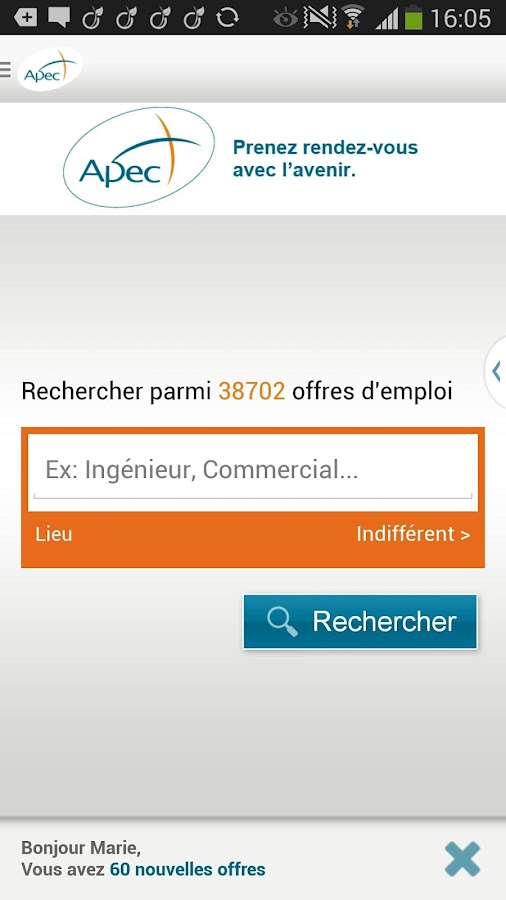 Apec : offres d’emploi cadre – Applications Android sur Google Play